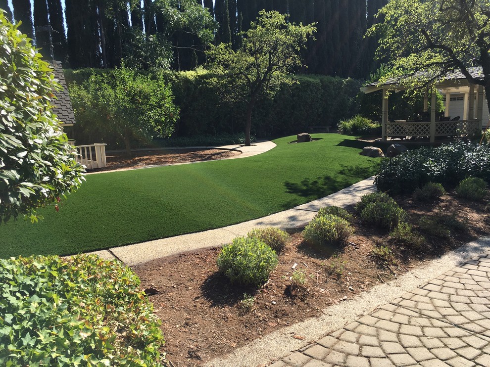 Traditional Backyard Renovation - Traditional - Landscape - Orange ...