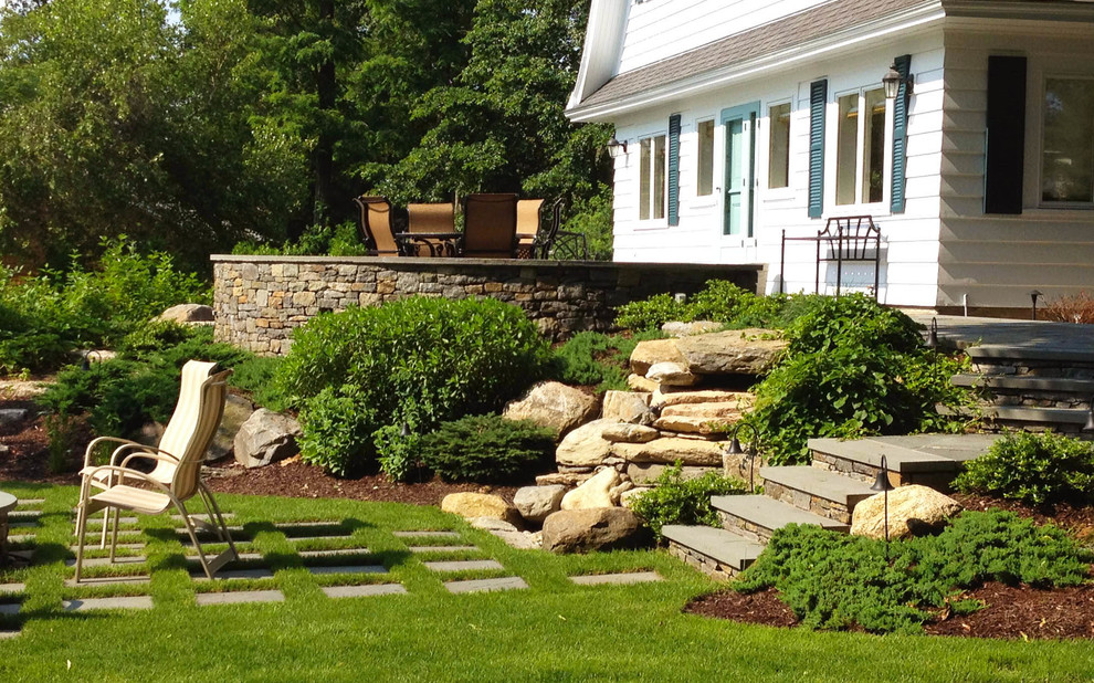 Traditional Home Gets a Fabulous Landscape Makeover - Traditional ...