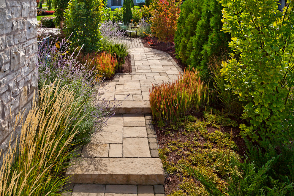 Traditional Style Walkway - Traditional - Landscape - Other | Houzz