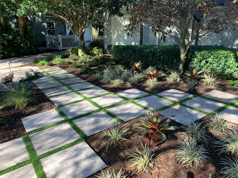 Transitional Landscaping for Front Yard - Transitional - Landscape ...