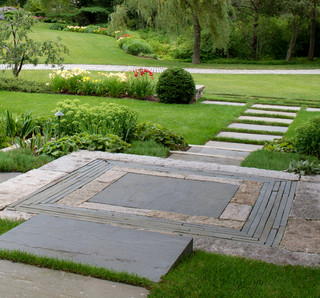 Transitions: Pathways, Landings & Steps - Traditional - Landscape ...