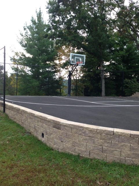 Travis H's Pro Dunk Gold Basketball System on a 45x45 in Cedar Bluff ...