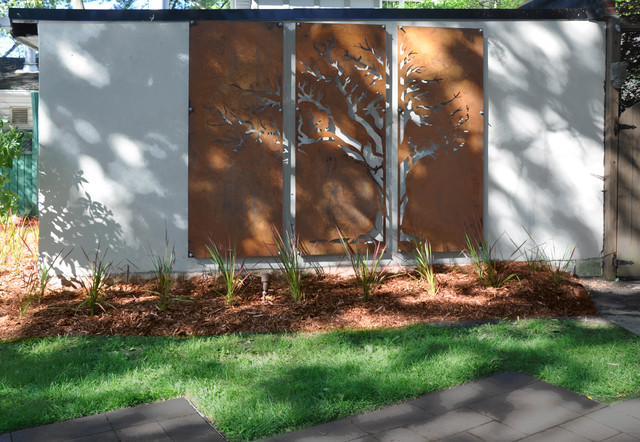 Tree Silhouette Screen - Modern - Garden - Toronto - by Dusil Design ...