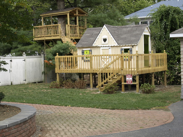 Treehouses, Ziplines and Playgrounds - Traditional - Garden - New York ...
