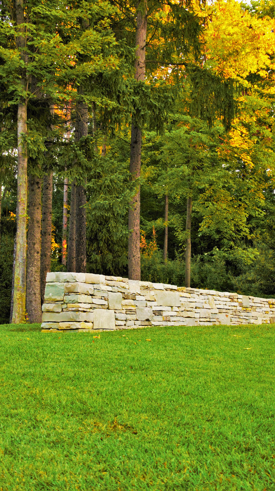 Trefoil Trail Walls - Rustic - Landscape - Detroit - by Zaremba ...
