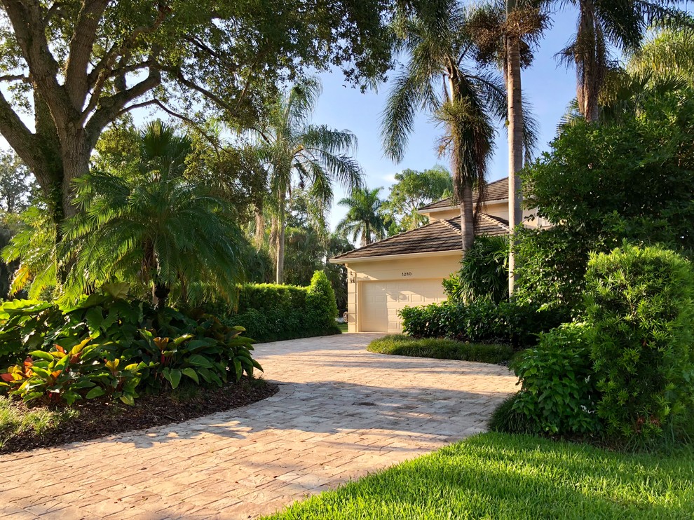 Tropical-Modern Coral Gables Home - Tropical - Landscape - Miami - by ...