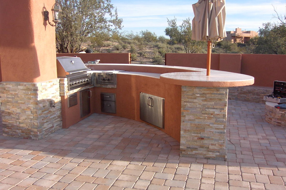Tucson Outdoor Kitchens/BBQ Islands - Southwestern - Landscape - Other ...