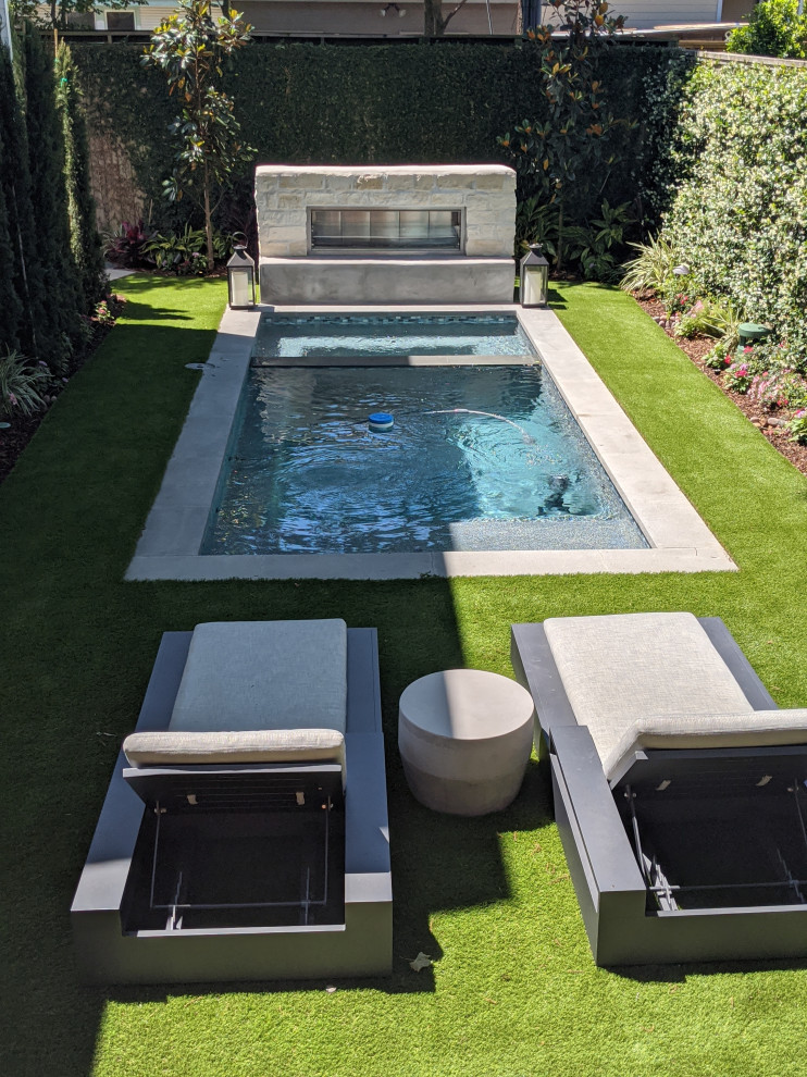 Turf + Pools - Modern - Landscape - Houston - by Number One Turf | Houzz