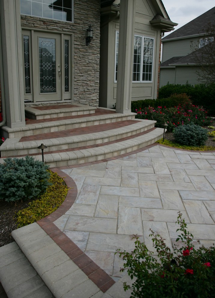 Unilock Brick Pavers - Traditional - Garden - Chicago - by JR's ...