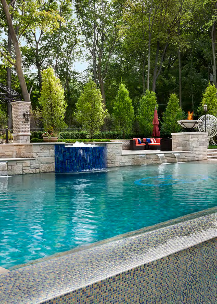 Upscale Residential Estate Landscapes - Modern - Pool - Detroit - by ...