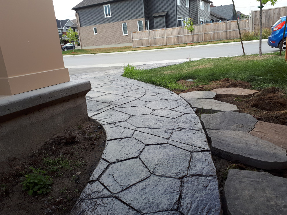 Valley Stamped Concrete Driveway - Landscape - Ottawa - by Valley ...