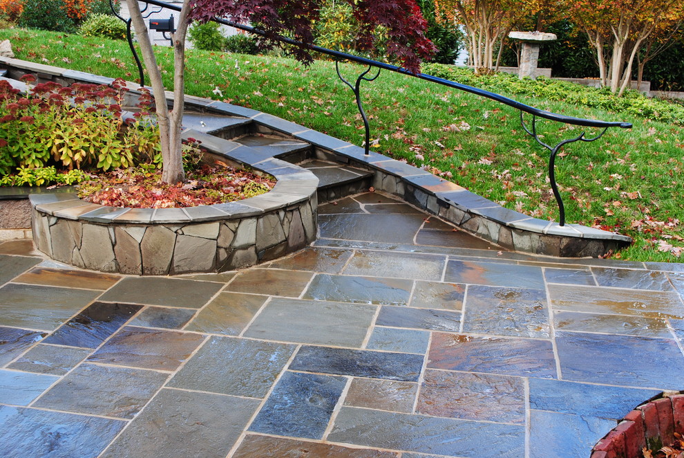 Variegated Bluestone Patio in Stratford Hills - Richmond, Va ...