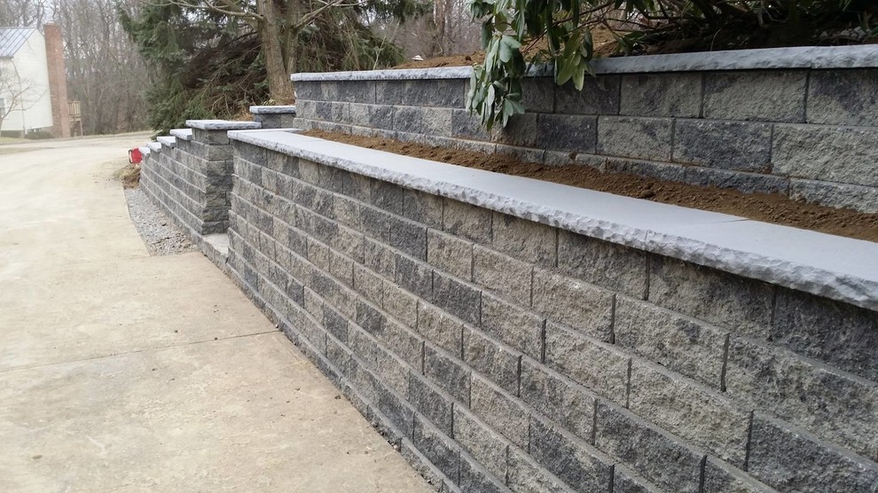 Versa Lok Wall and Rocka Steps - Modern - Landscape - Other - by User ...