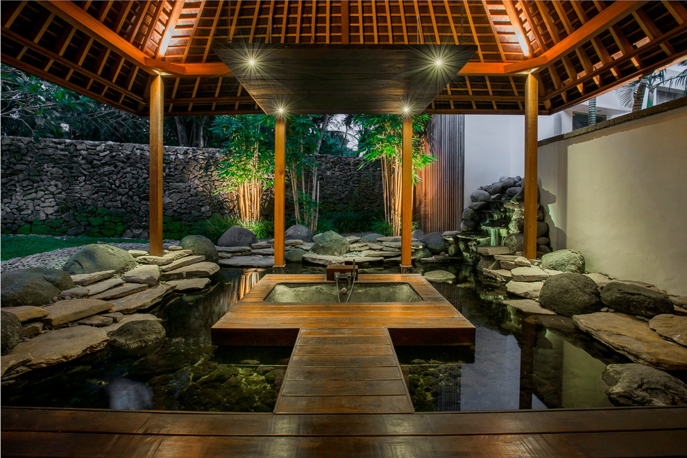 Villa Mizu - Tropical Garden Design in Bali - Tropical - Landscape ...