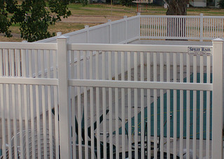 Vinyl Fence - Transitional - Landscape - Denver - by Split Rail Fence ...