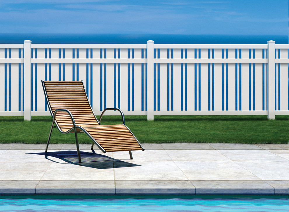 Vinyl Fence - Transitional - Landscape - Dallas - by Unique Fence ...