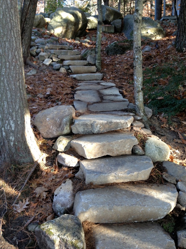 Walkways & Stonework - Traditional - Landscape - Portland Maine - by ...