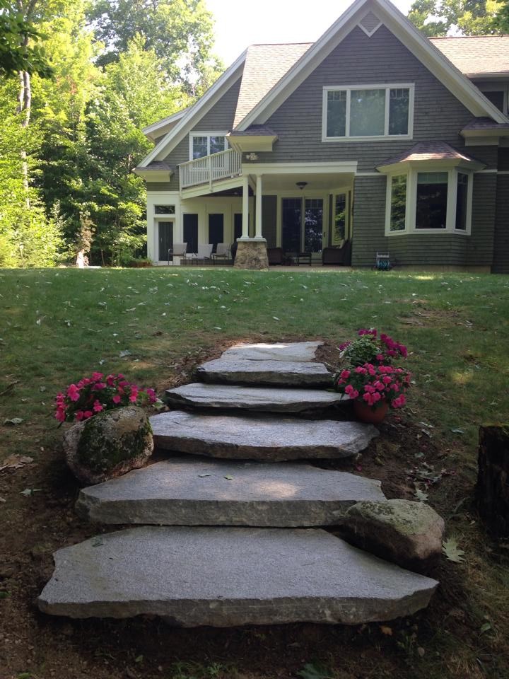 Walkways & Stonework - Traditional - Landscape - Portland Maine - by ...
