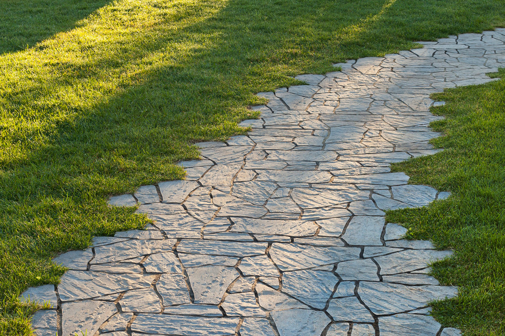 Walkways - Rustic - Landscape - Minneapolis - by Timberwall Landscape ...