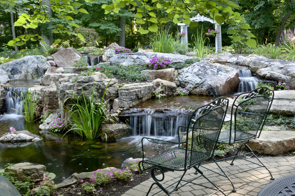 Water Gardens and Waterfalls - Traditional - Landscape - Chicago - by ...