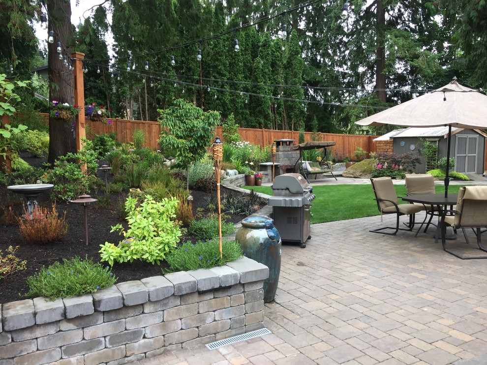 Welcome To Your Backyard Paradise - Traditional - Landscape - Seattle ...