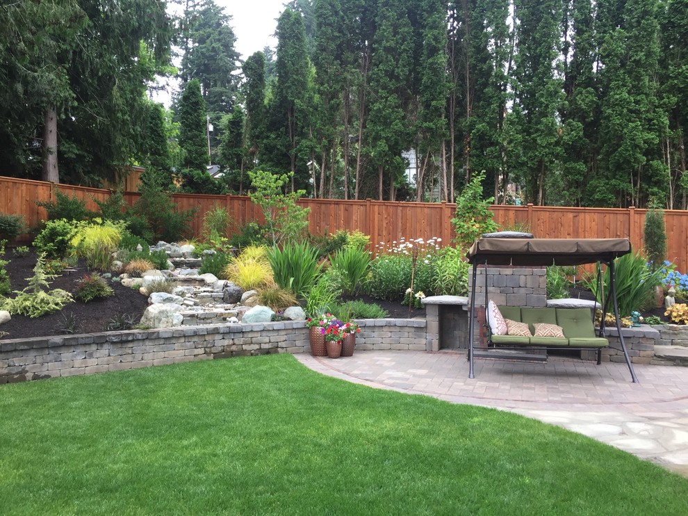 Welcome To Your Backyard Paradise - Traditional - Landscape - Seattle ...