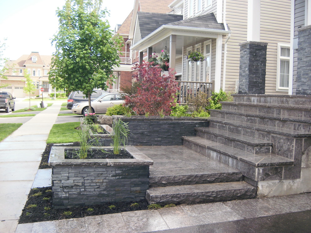Welcoming Front Entrance - Contemporary - Landscape - Toronto - by ...