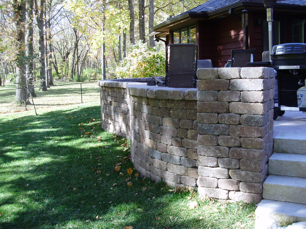 Weston Stone Retaining Wall - Traditional - Landscape - Other - by ...