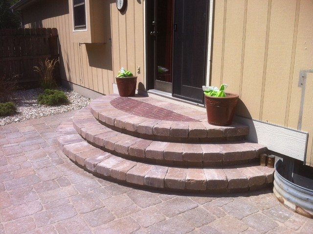 Weston Stone Steps - Traditional - Garden - Other - by Topeka Landscape ...