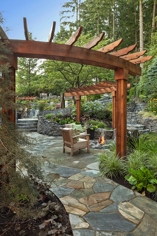 Westwood Plateau Garden.This was photographed for Michael Bjorge at ...