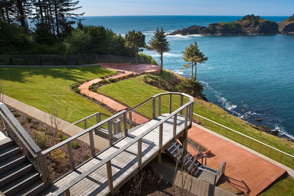 Whale Cove Inn - Contemporary - Landscape - Portland - by Wagner Design ...