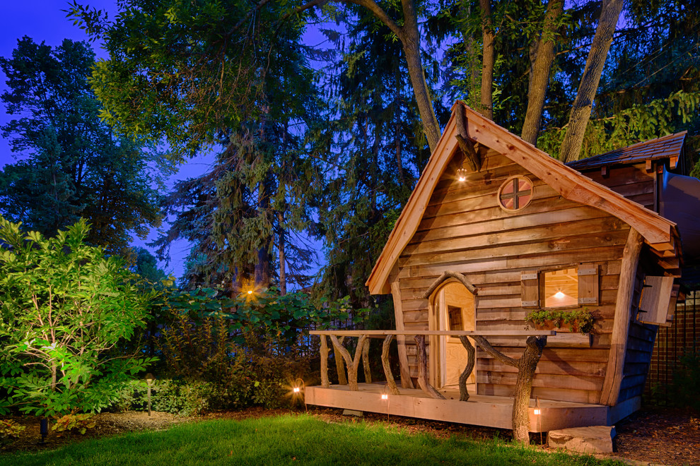 Whimsical Playhouse - Rustic - Landscape - Minneapolis - by Mom's ...