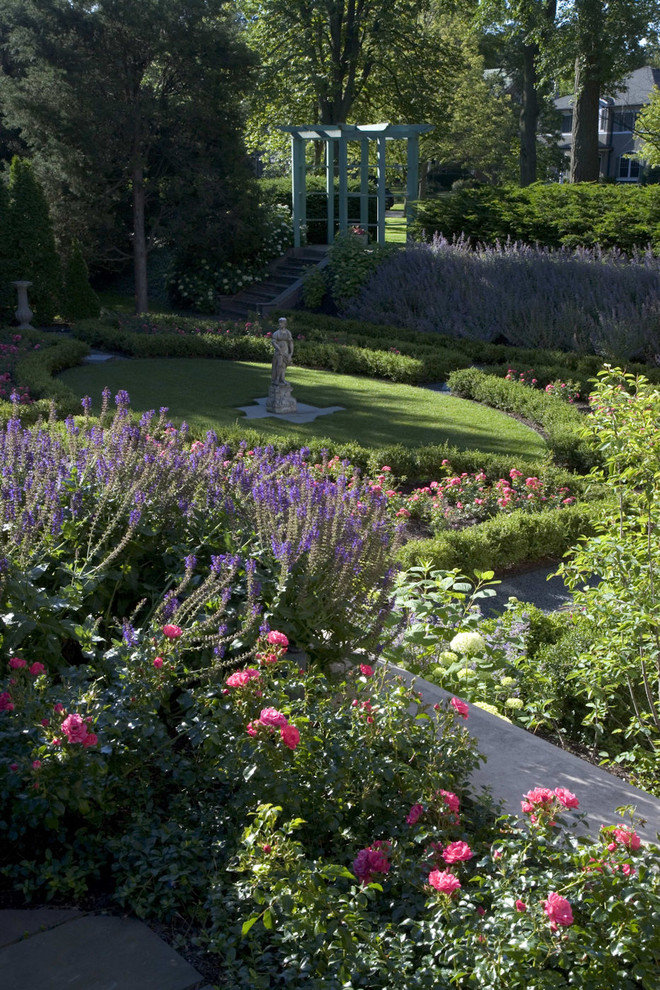 Wilmette 01 Landscaping - Estate with Formal Garden - Landscape ...