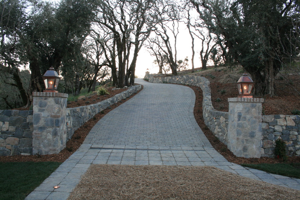 Wine Country Cobble Chip Natural Stone - Rustic - Landscape - San ...