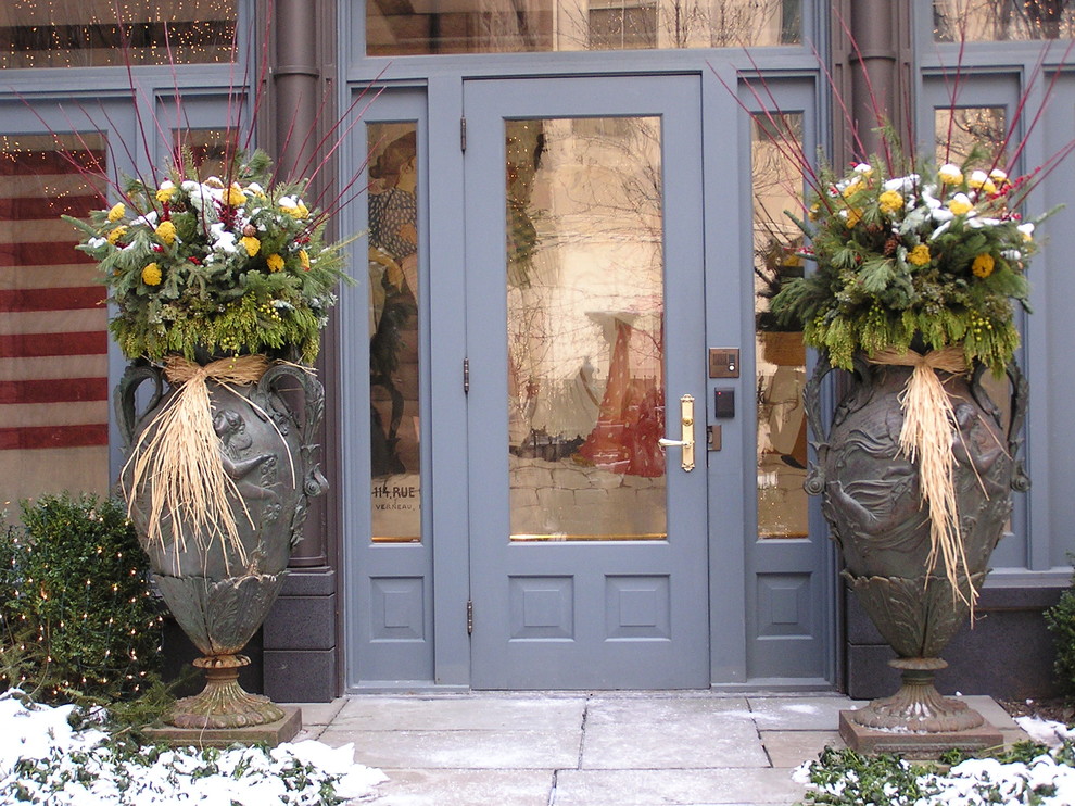 Winter Interest Container & Annual Display - Traditional - Landscape ...