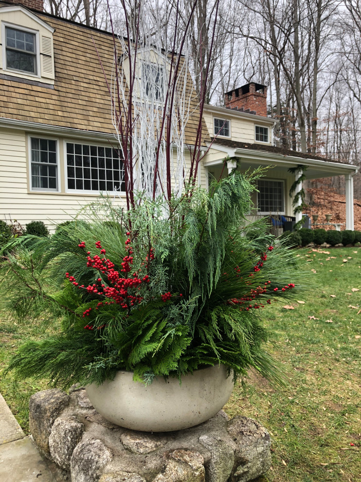 Winter Planter Display - Landscape - Other - by LaurelRock | Houzz