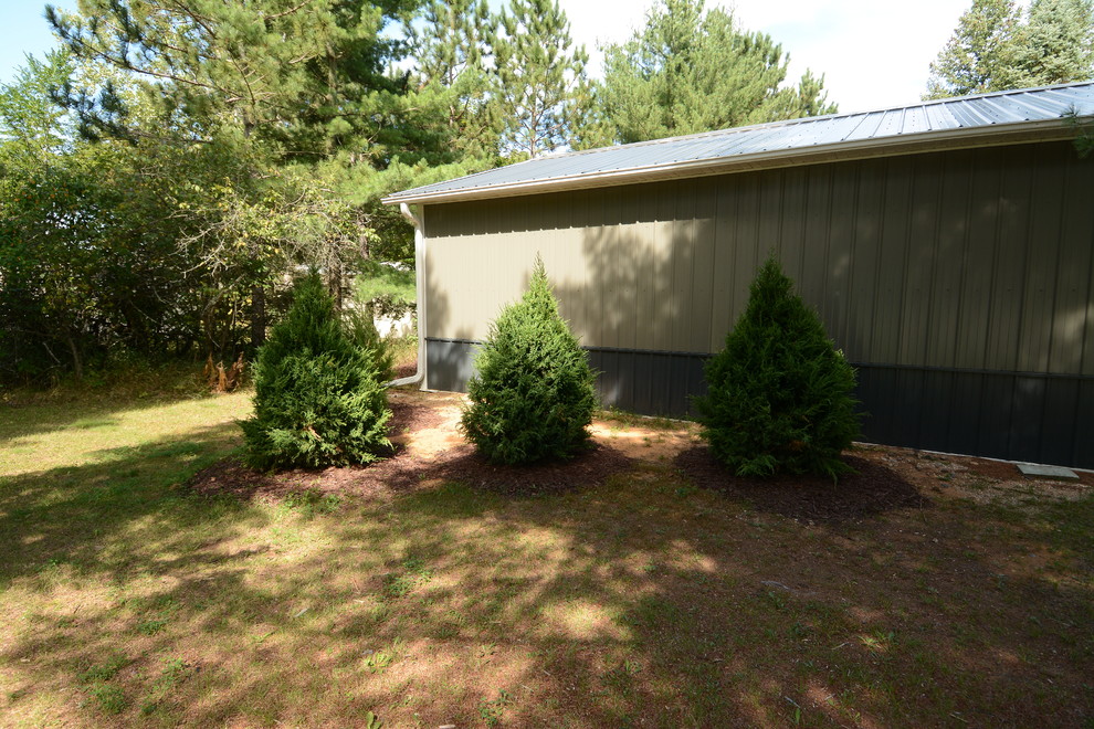 Wisconsin cabin landscape makeover - Traditional - Landscape - Other ...