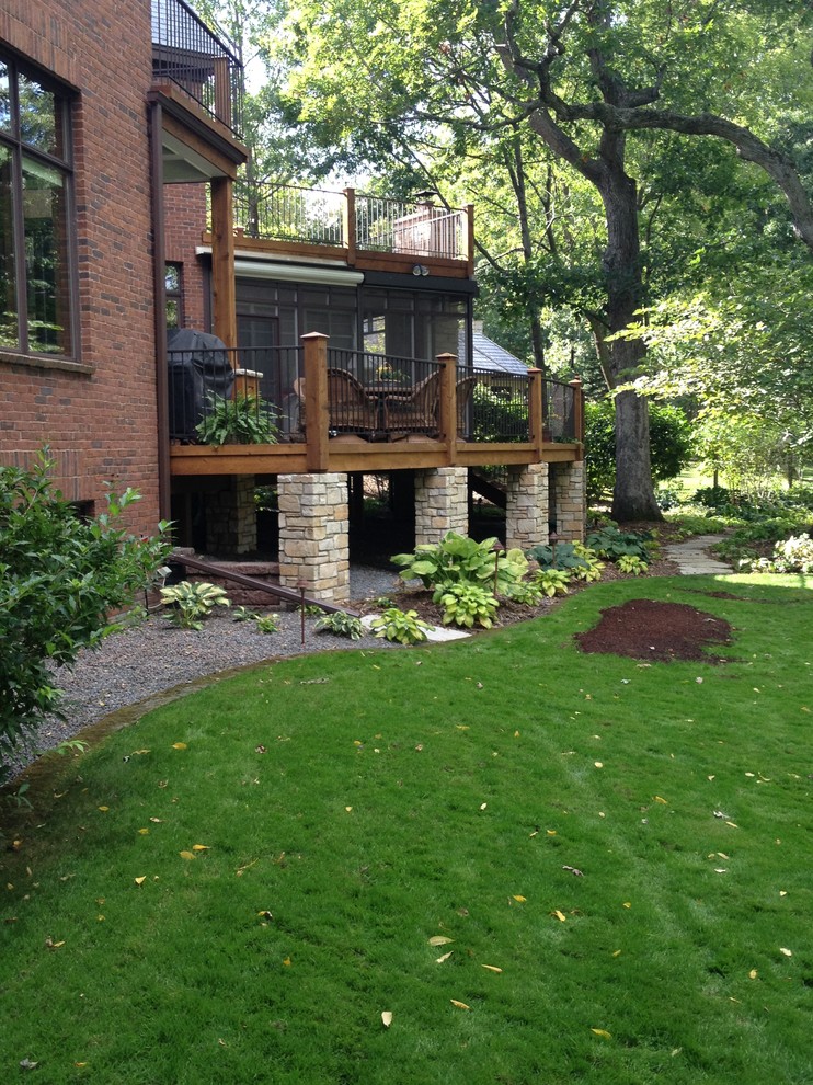 Wood - Traditional - Landscape - Minneapolis - by Blackstone Hardscape | Houzz