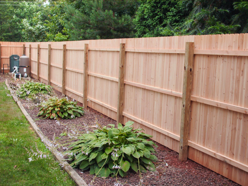 Wood Fencing - Craftsman - Landscape - New York - by National Fence ...
