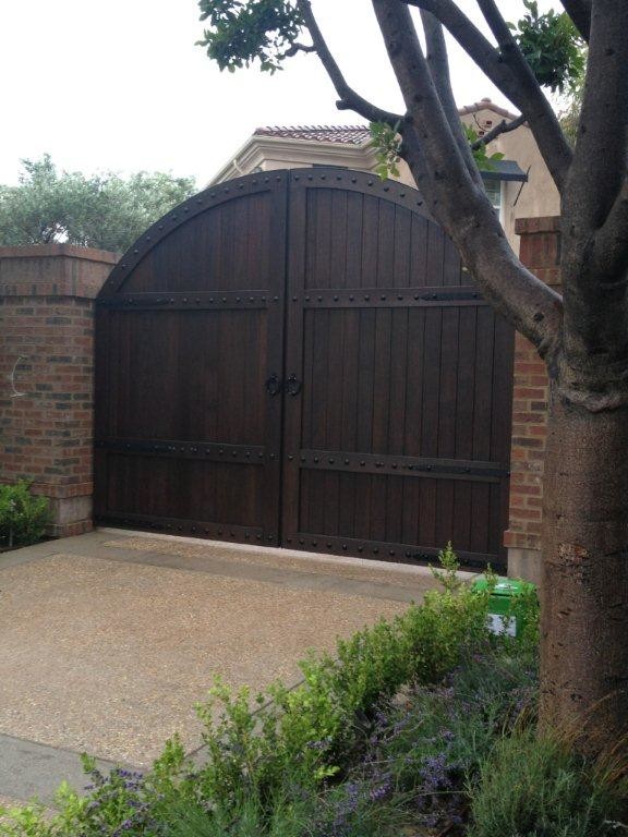 Arched Wood Gate