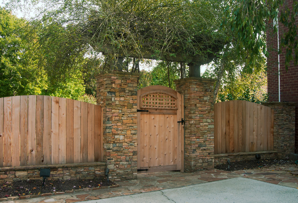 Wood Privacy Fences - Traditional - Landscape - Atlanta - by Atlanta ...