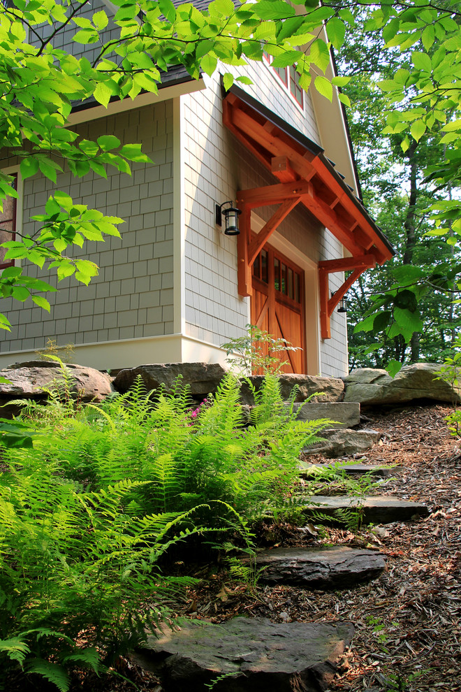 Woodland Timber Frame Home - Transitional - Landscape - DC Metro - by ...