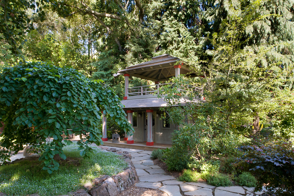 Woodside Garden Among the Oaks - Craftsman - Landscape - San Francisco ...