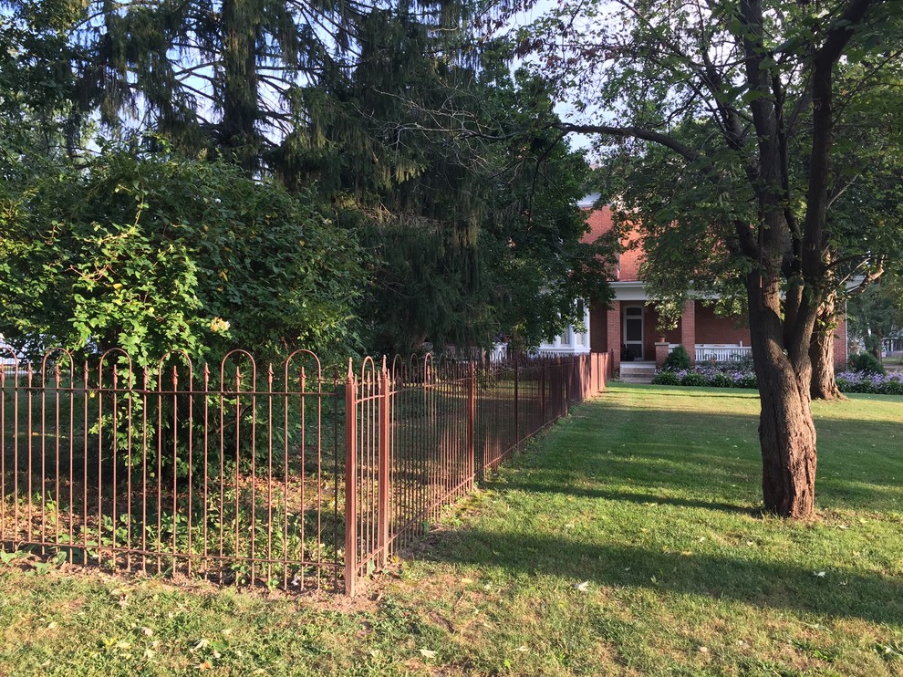 Wrought Iron Corner Posts - Griggsville, IL - Rustic - Landscape ...