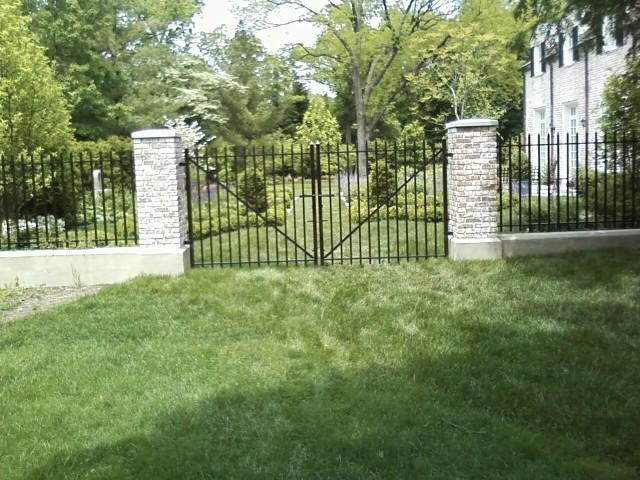 Wrought Iron Fence and Gates - Traditional - Landscape - Chicago - by ...