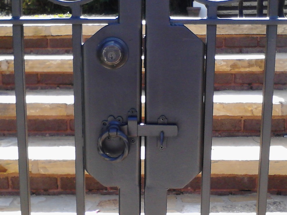 Wrought Iron garden gates - Traditional - Landscape - Atlanta - by ...