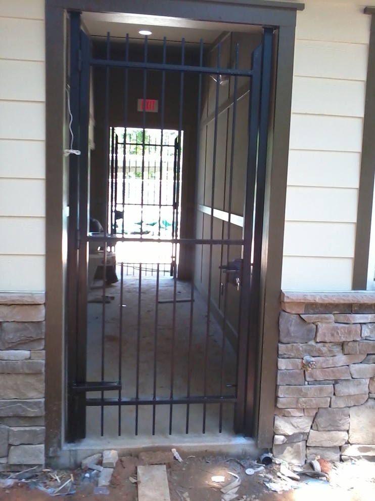 Wrought Iron garden gates - Traditional - Landscape - Atlanta - by ...