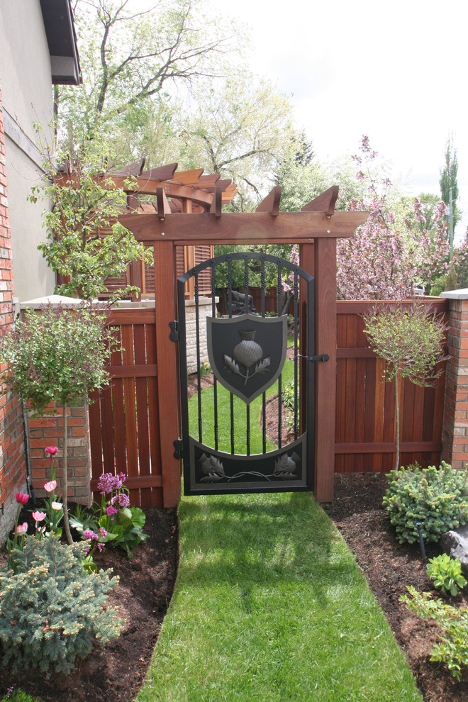 Wrought Iron Gate - Modern - Landscape - Calgary - by Sundance ...