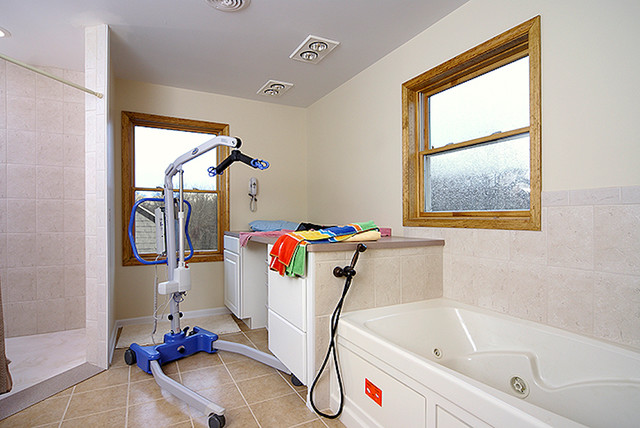 Accessible Dressing Room - Transitional - Laundry Room - New York - by ...