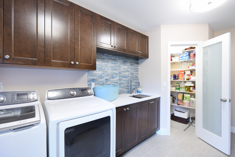 (Addition) Cost-Effective Addition - Traditional - Laundry Room ...